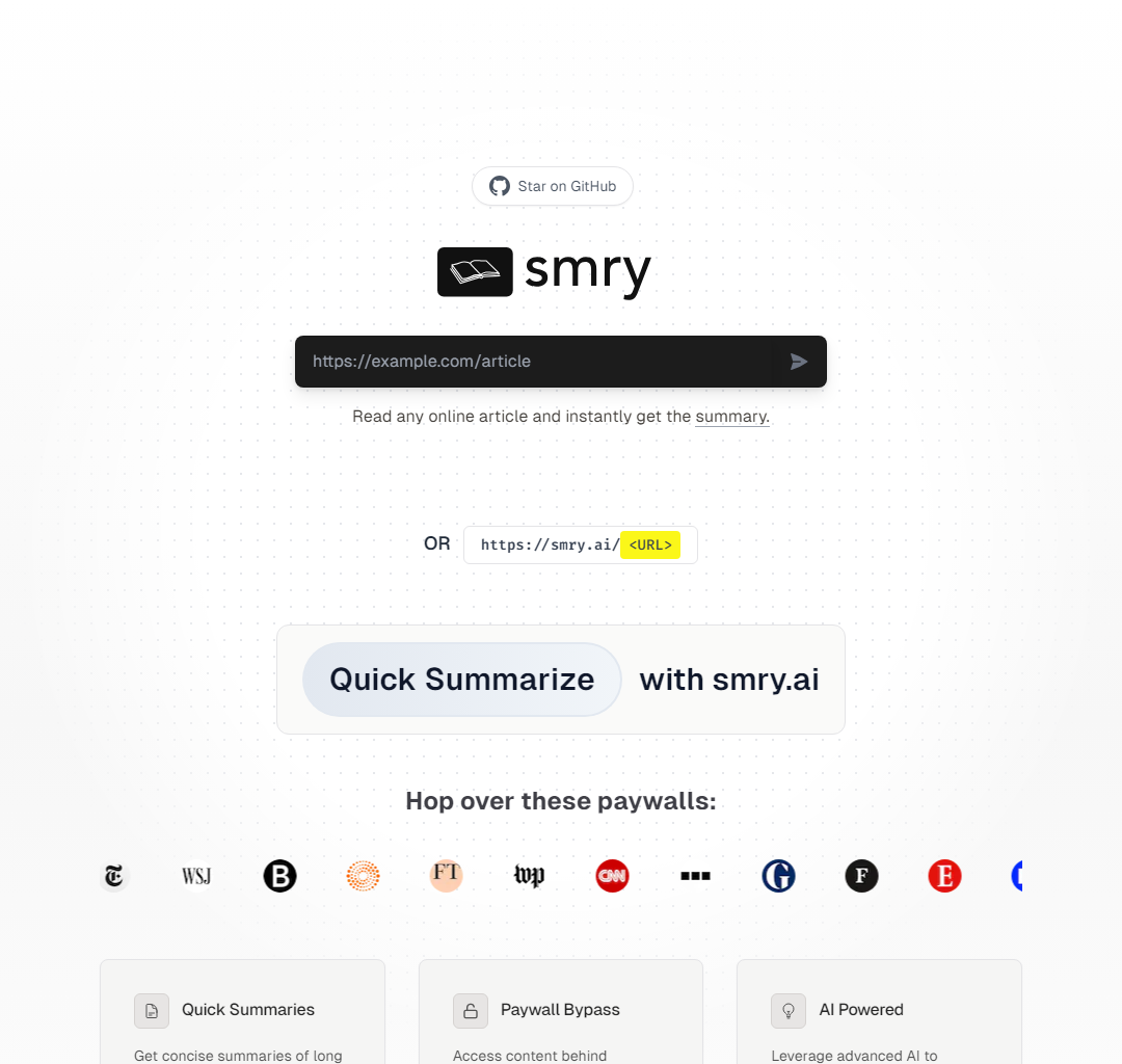 SMRY - Herramienta de Inteligencia Artificial